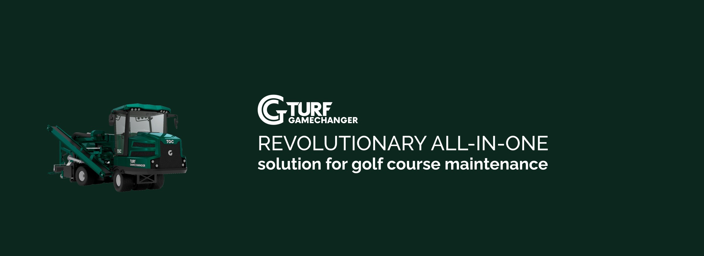 Turf Gamechanger - The future of golf course maintenance